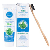 Simply Silver Toothpaste - Organic & Natural Hydroxyapatite, Fluoride ...
